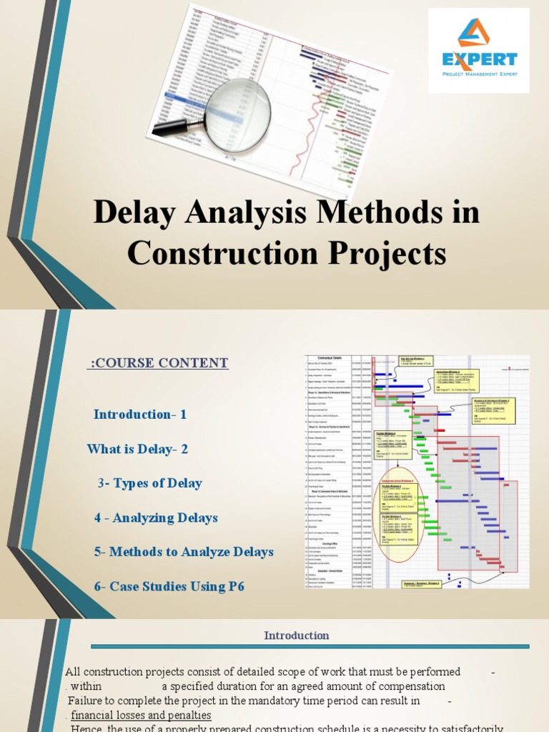 Delay Analysis | PDF | General Contractor | Contract Clause