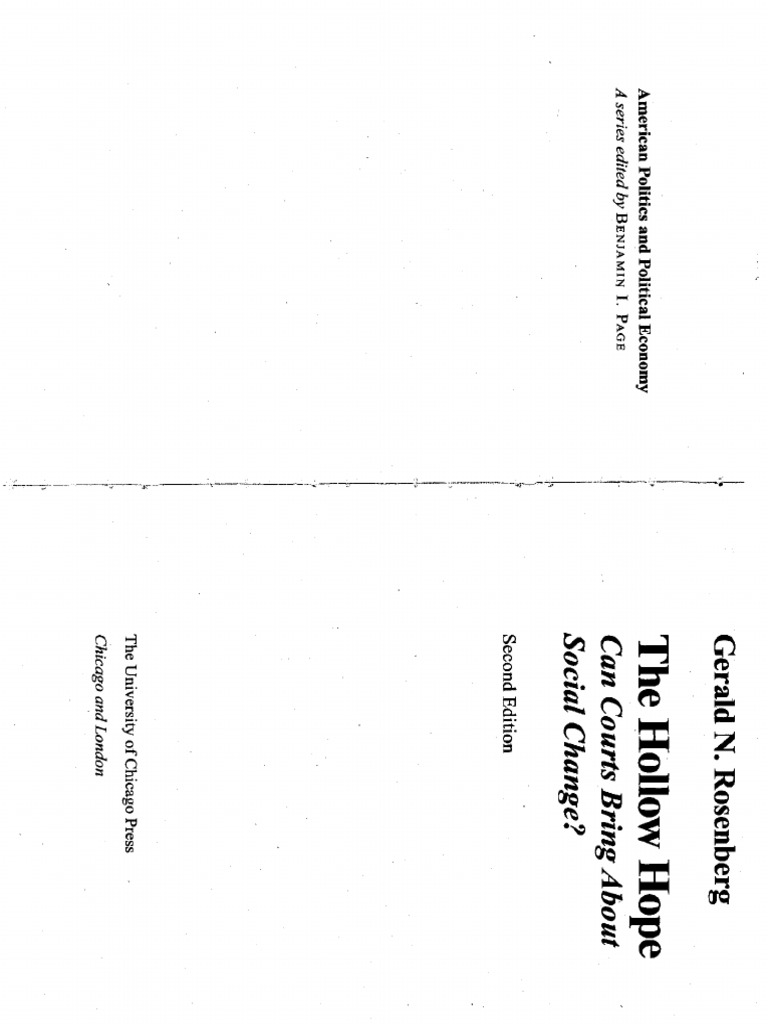 Gerald Rosenberg - The Hollow Hope | PDF