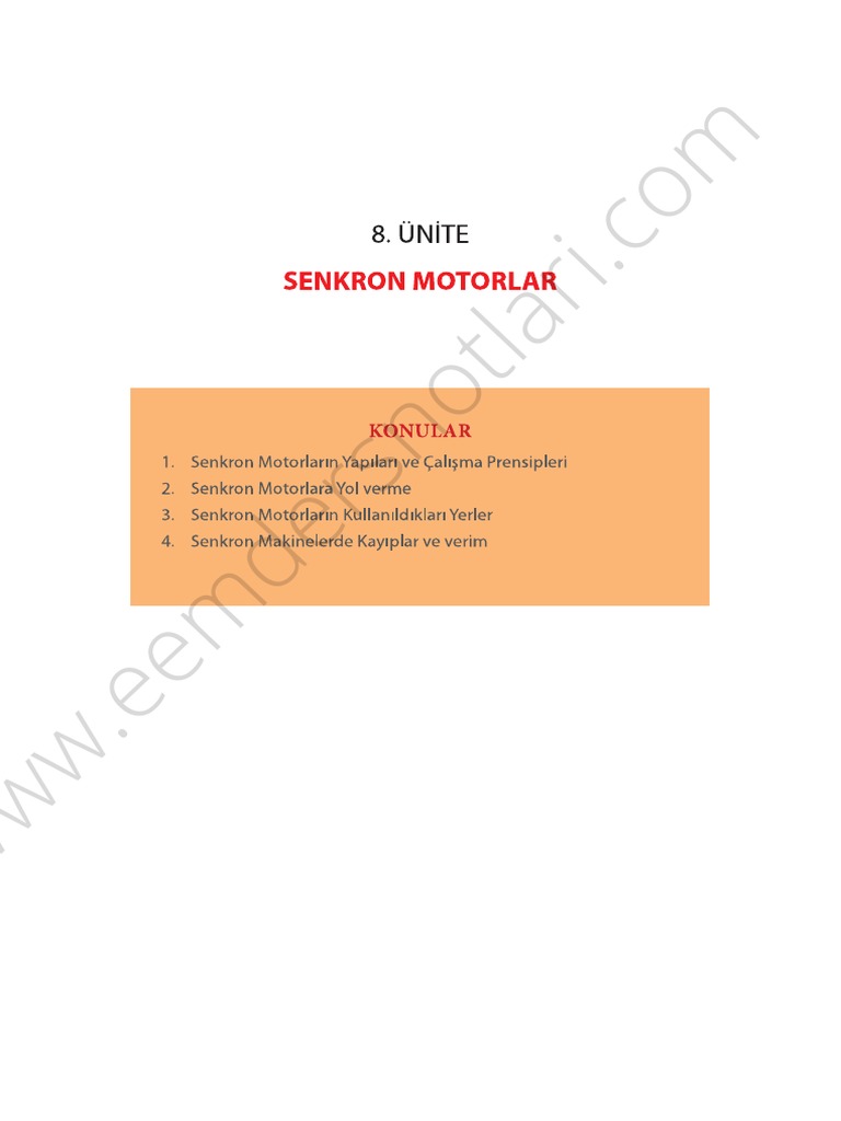 EEM Ders Notları - Recursos Online | PDF