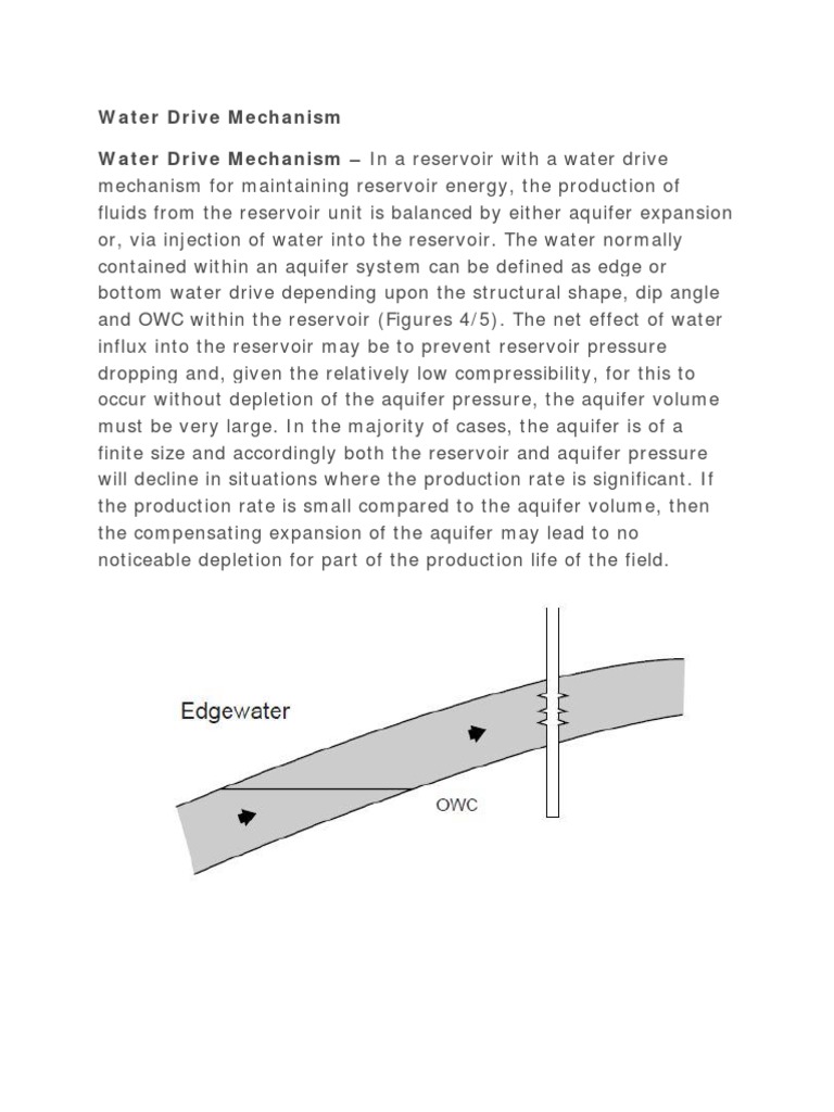 Water Drive Mechanism | PDF
