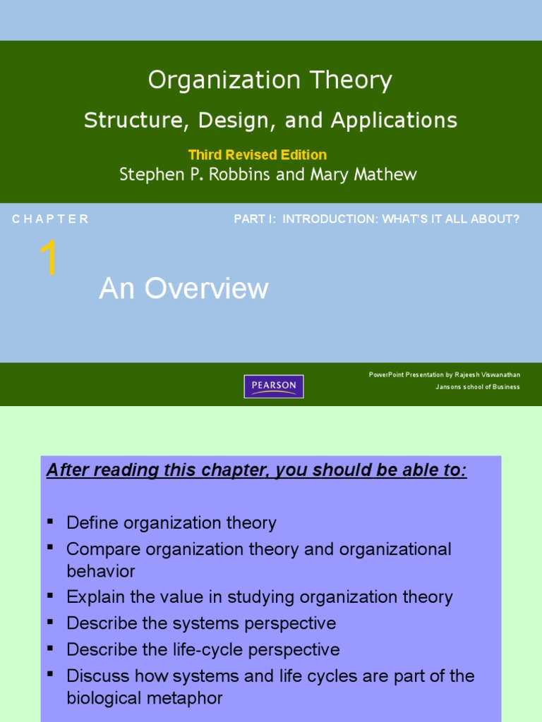 Understanding Organizations Through Systems and Life Cycles ...