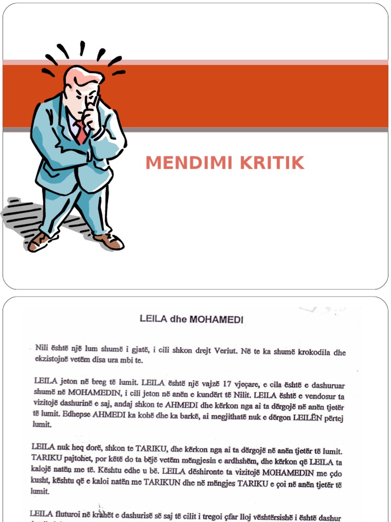 Mendimi Kritik | PDF