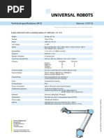 UR5 Robot Specifications Overview | PDF | Internet Protocol Suite ...