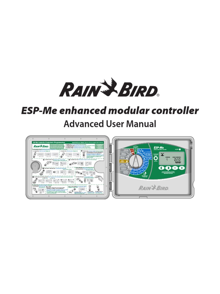 RainBird Model ESP-Me Advanced User Manual | PDF | Electrical Connector ...