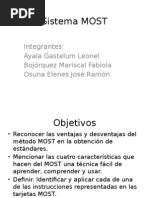 Tablas Most | PDF | Herramientas | Equipo