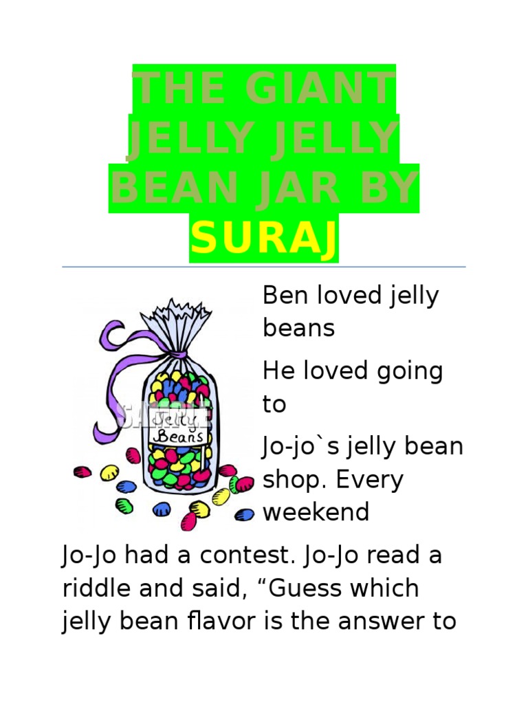Ben's Jelly Bean Contest Adventure | PDF