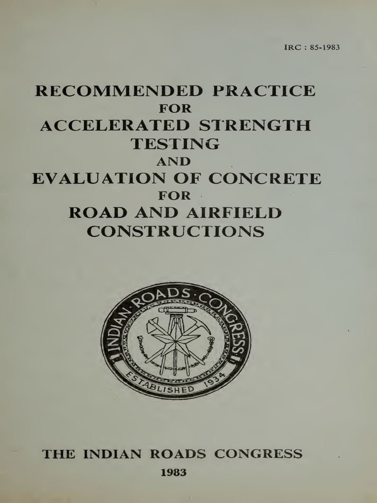 Irc 85 | PDF | Structural Steel | Concrete