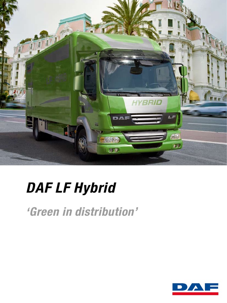 Daf LF Hybrid GB | PDF | Hybrid Vehicle | Engines