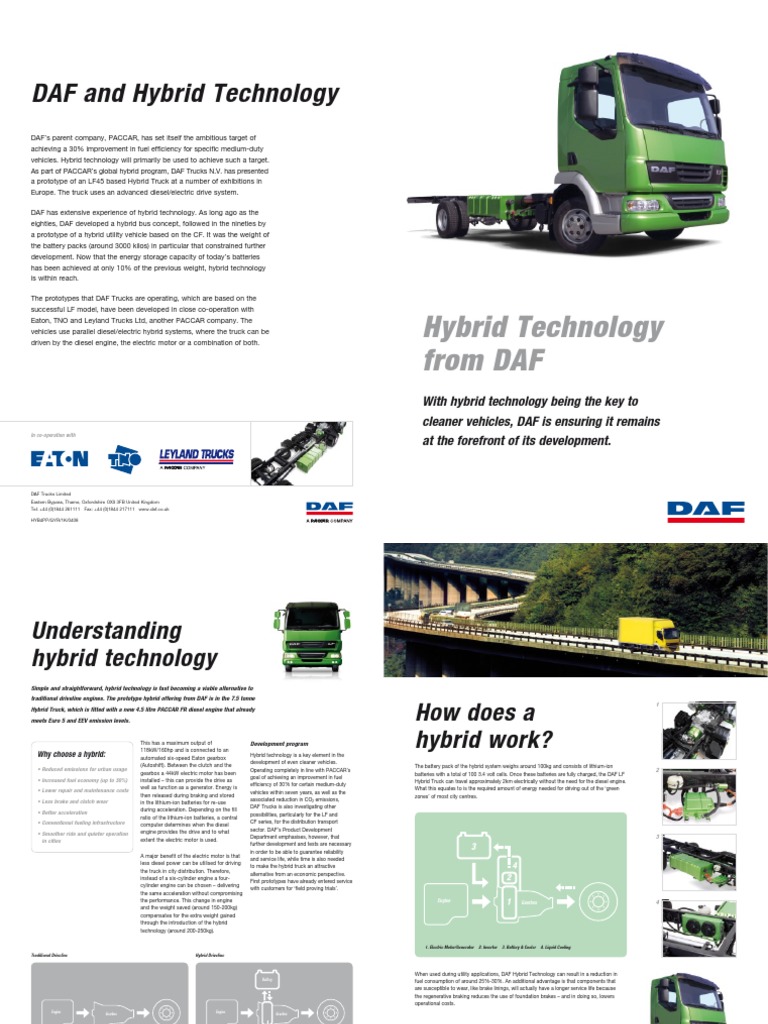 Hybrid Brochure GB Jan09 | PDF | Hybrid Vehicle | Engines