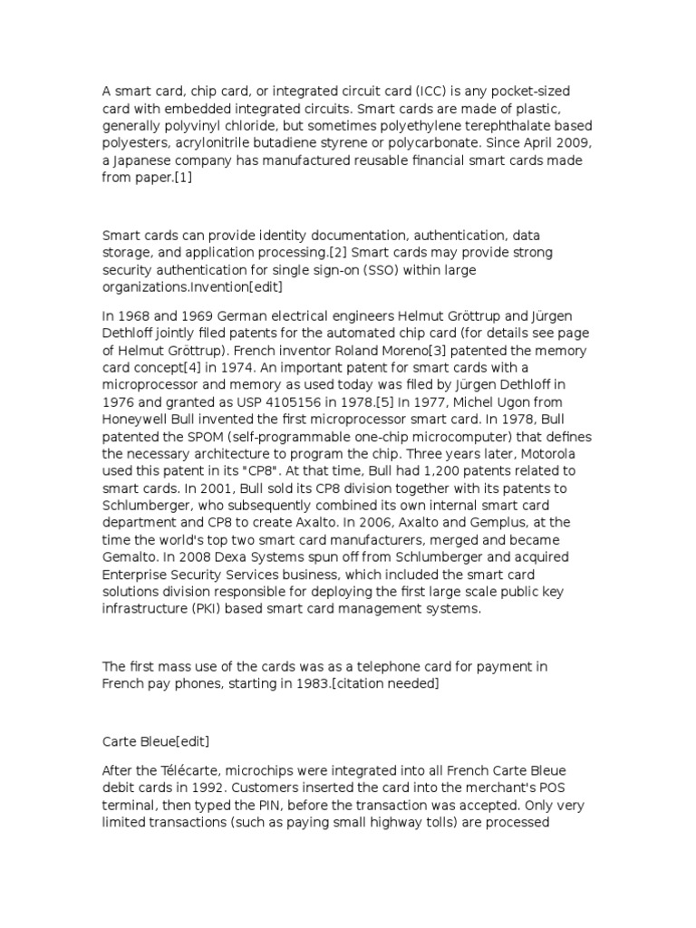 SMC | PDF | Smart Card | Emv