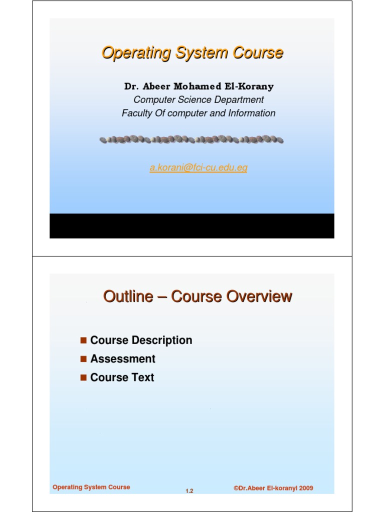 ch1 PDF | PDF | Operating System | Input/Output