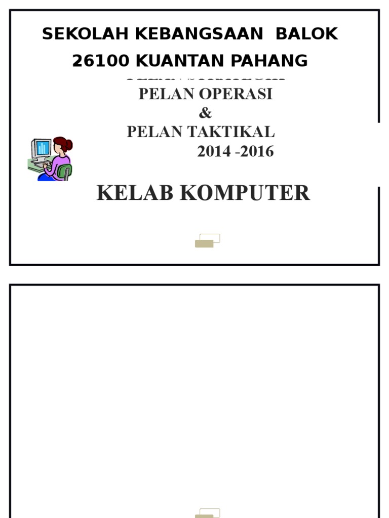 Pelan Strategik Kelab Komputer | PDF