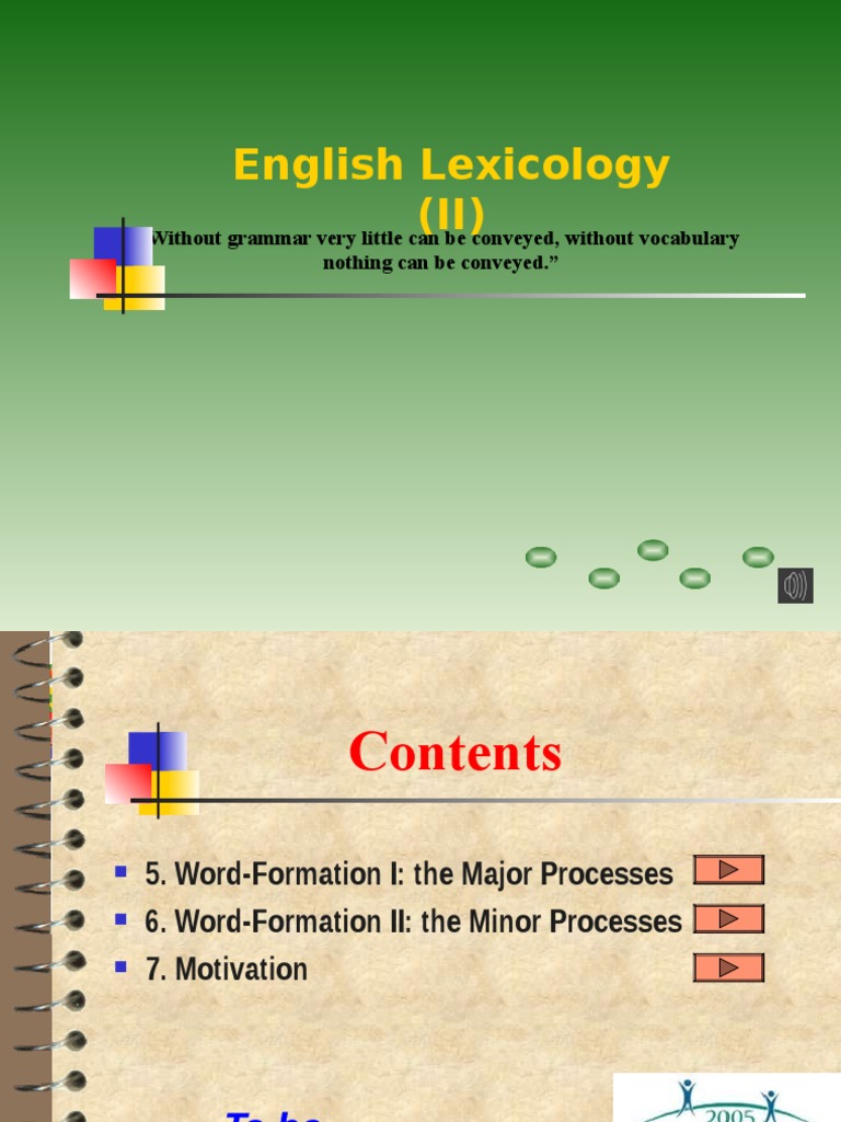 Word Formation | Morphology (Linguistics) | Acronym