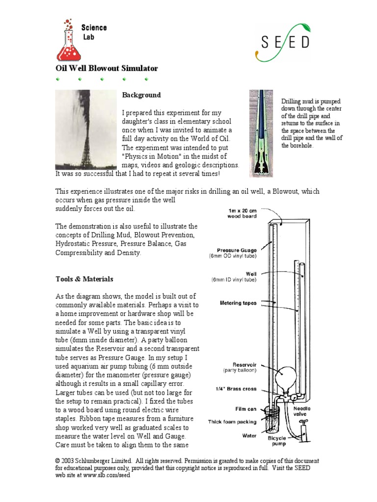 Blowout Simulator BOP | PDF | Blowout (Well Drilling) | Oil Well