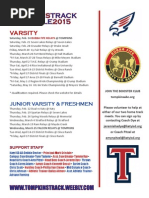 JAAA Calendar of Events 2024- 2025 | PDF | Sport Of Athletics | Athletic Sports