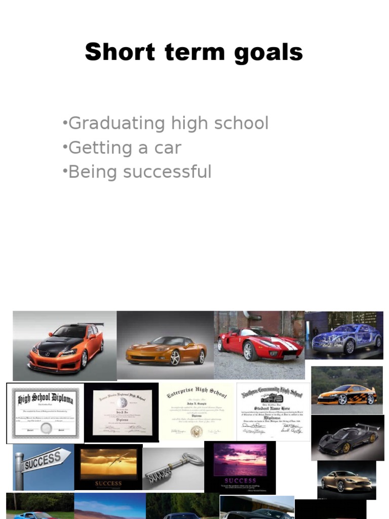 Short Term Goals | PDF | Career & Growth | Self-Improvement