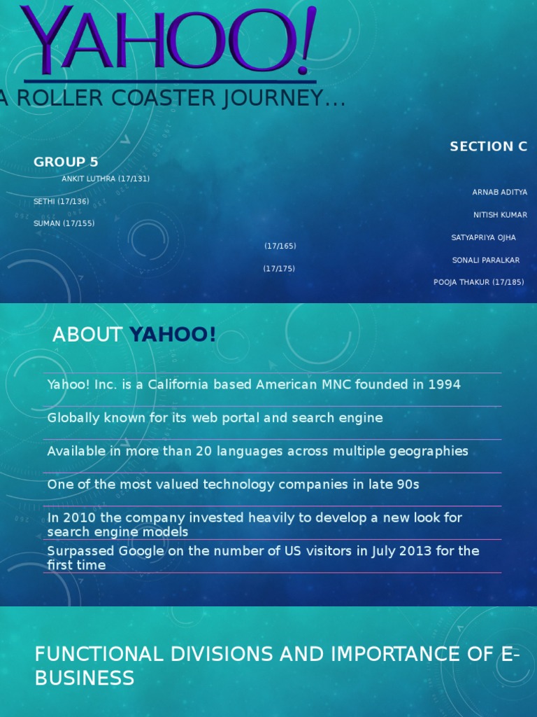 Yahoo! Information Systems | PDF | Yahoo! | Customer Relationship ...