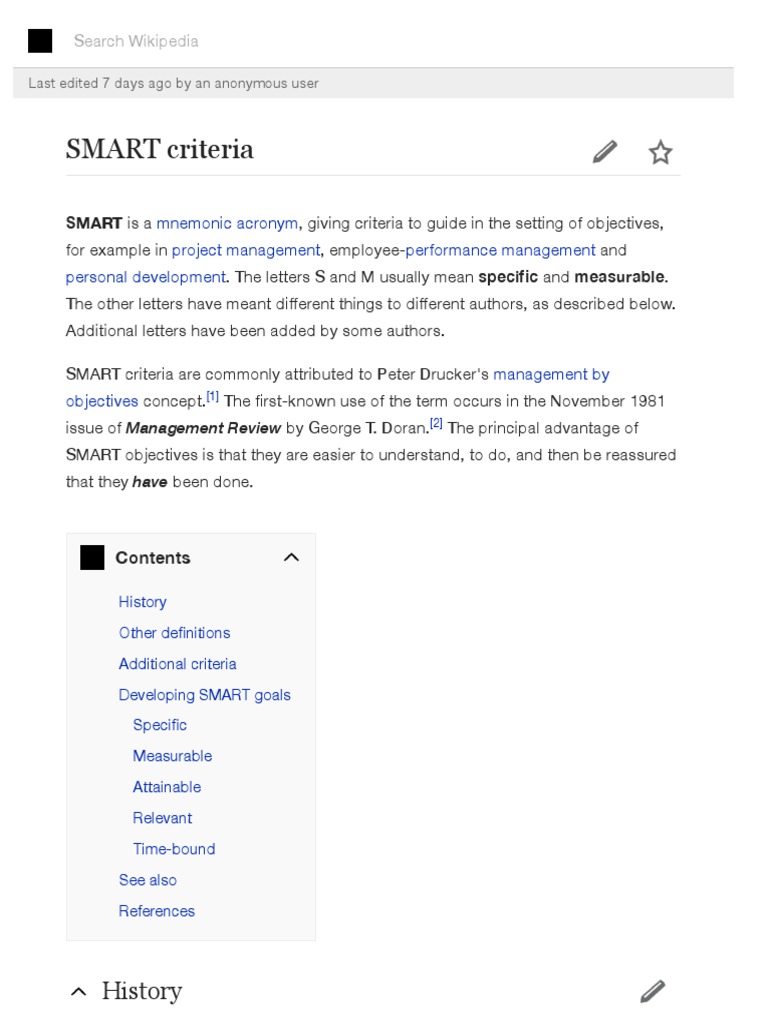 SMART Method | PDF | Goal | Business