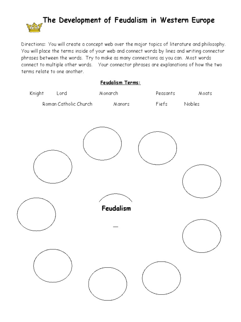 Middle Ages Ch. 2 Vocabulary Activities-2 | PDF | Feudalism | Knight
