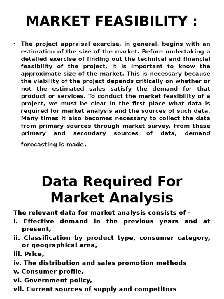 Market Feasibility | Survey Methodology | Sampling (Statistics)