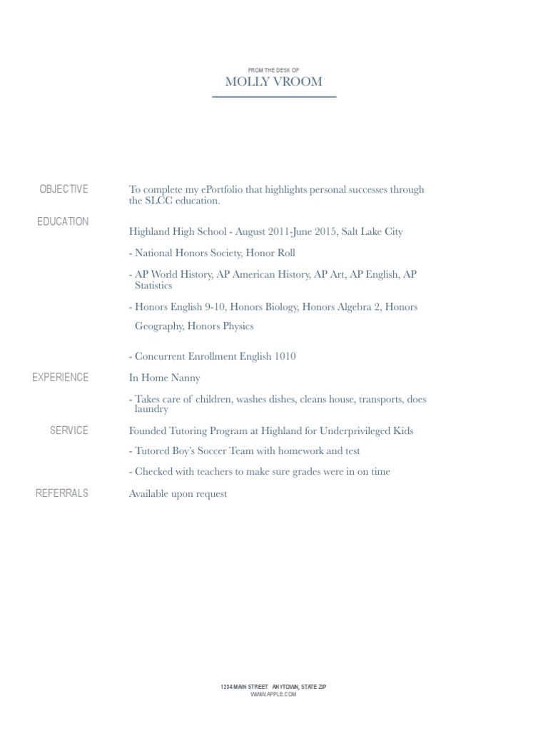 General Resume | PDF | Language Arts & Discipline | Wellness