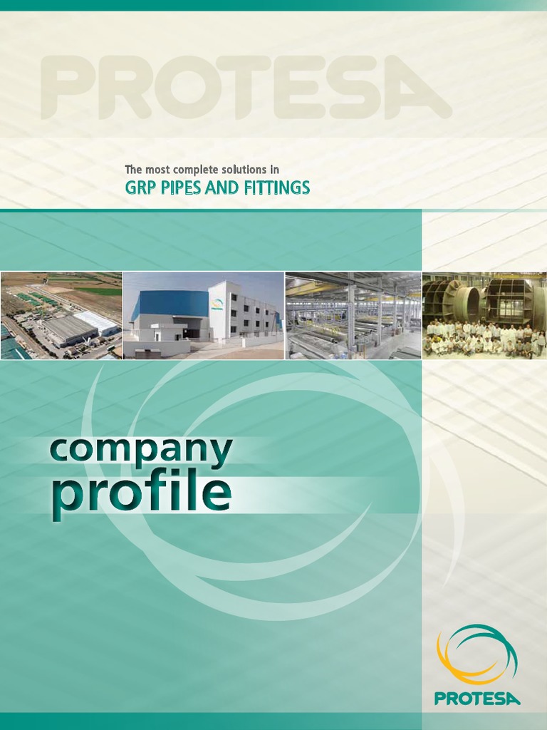Company Profile Protesa | PDF | Fiberglass | Pipe (Fluid Conveyance)