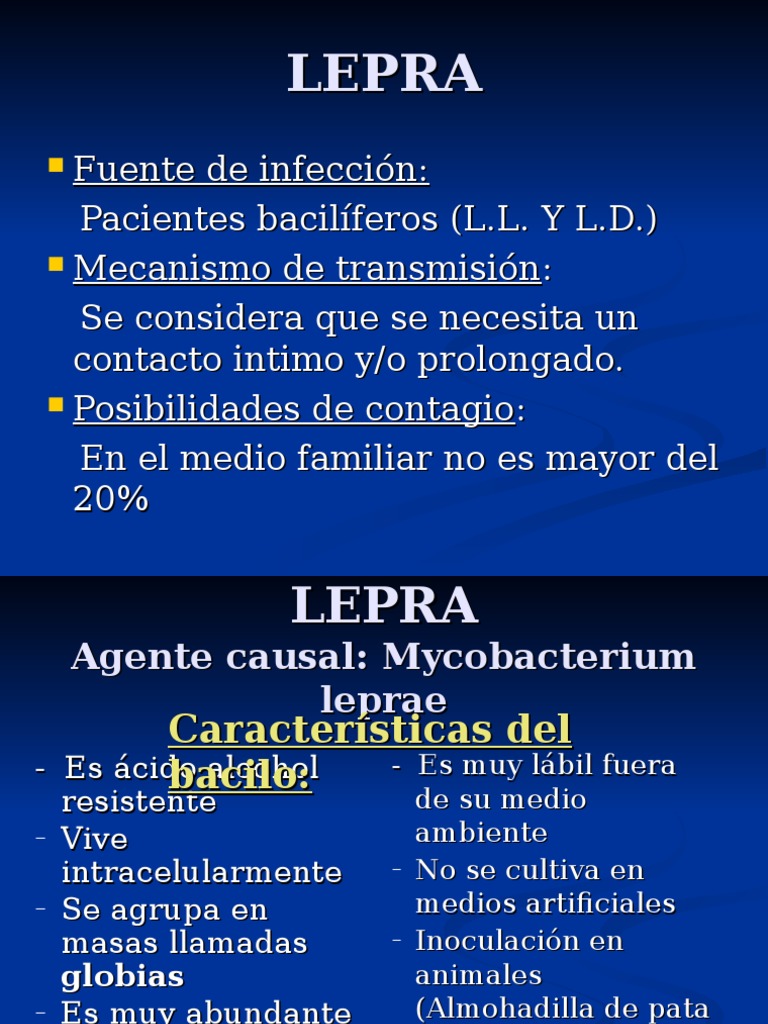 Lepra | PDF | Lepra | Inmunología