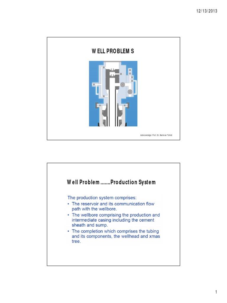 Well Problems | Download Free PDF | Petroleum Reservoir | Chemical ...