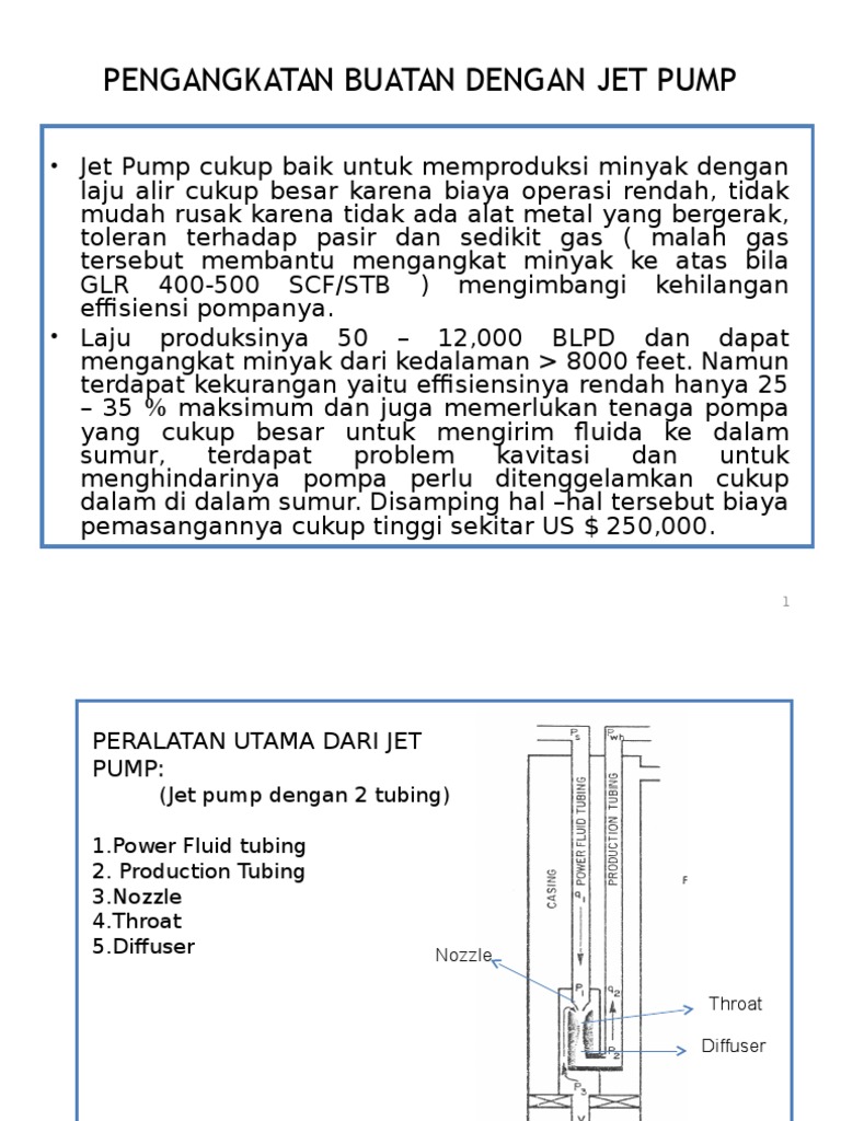 Jet Pump (Kuliah) | PDF | Metode & Bahan Ajar | Sains & Matematika