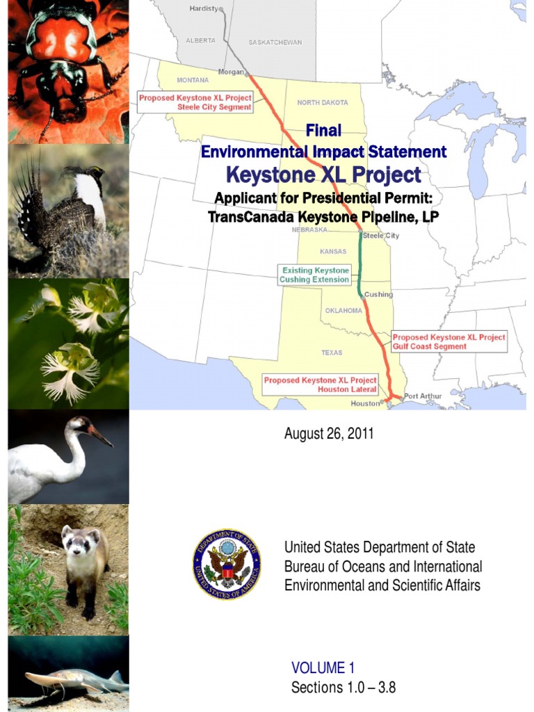 Keystone XL Project - Environmental Impact Statement | PDF | Keystone ...