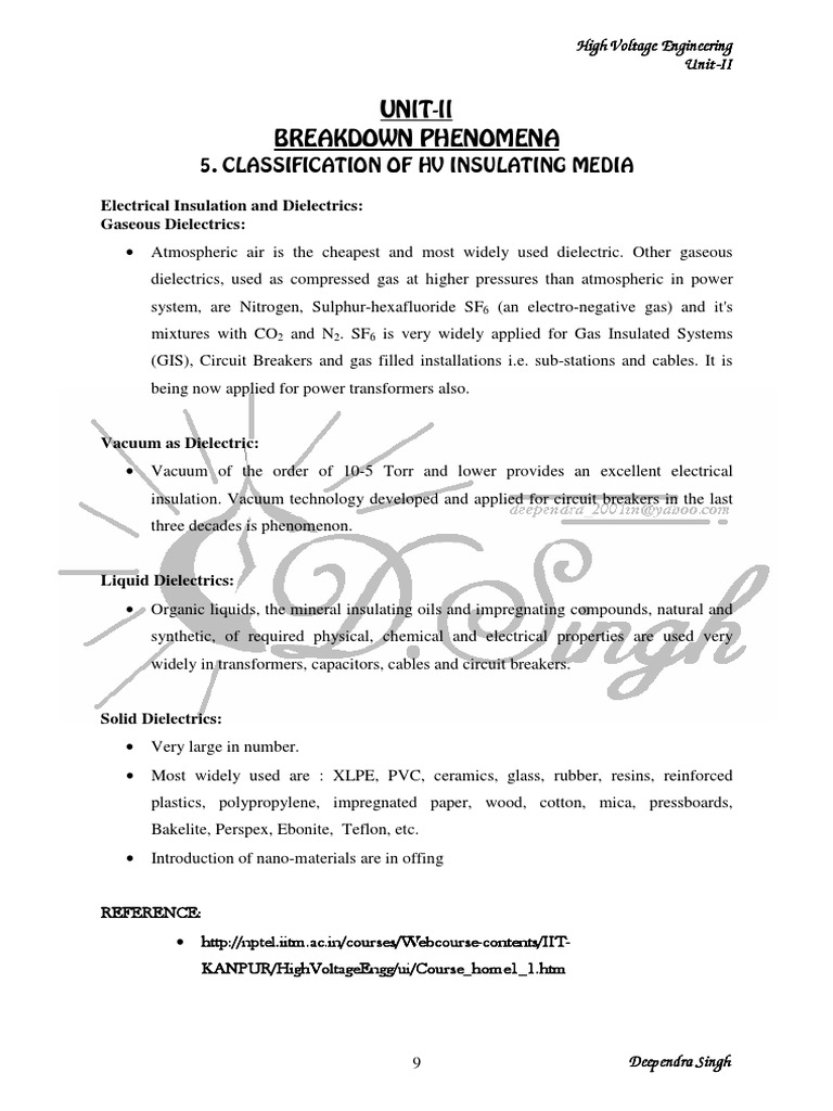 UNIT-2 of HVE | PDF | Electrical Breakdown | Ionization