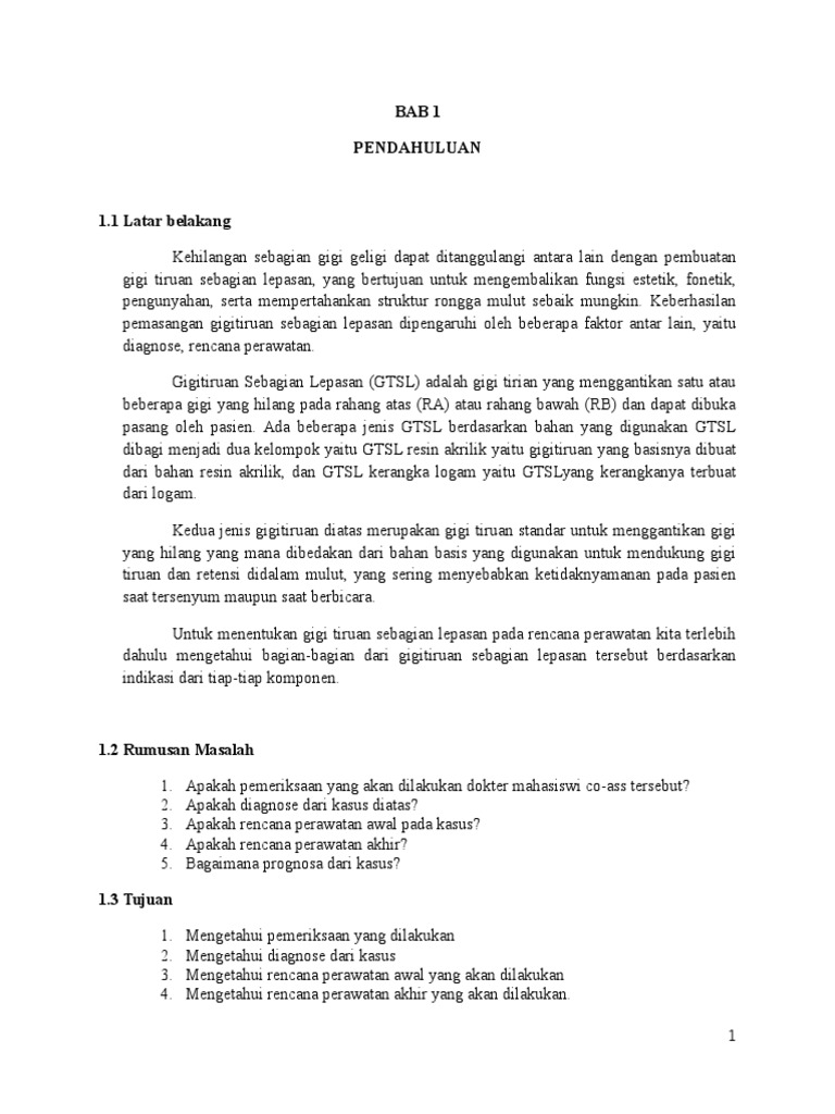 Prostho KLPK 2.Gtsl | PDF