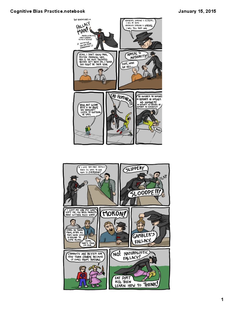 Cognitive Bias and Fallacy Guide | PDF | Bias | Fallacy