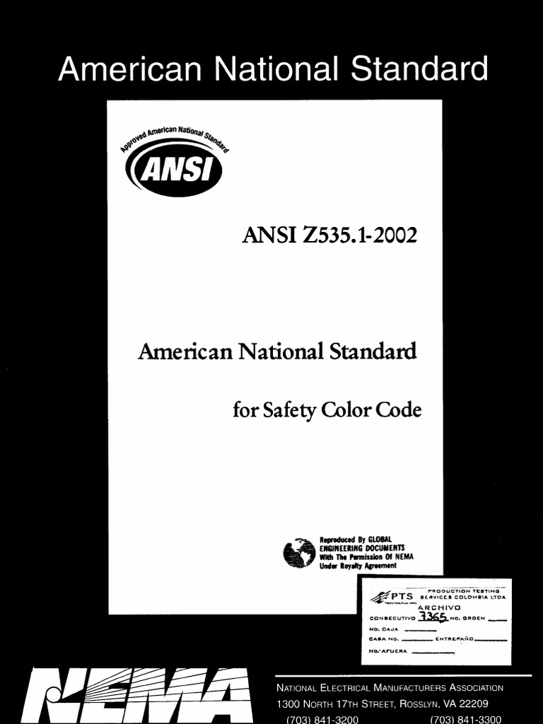 Ansi Z535.1 | PDF | Safety | Evaluation