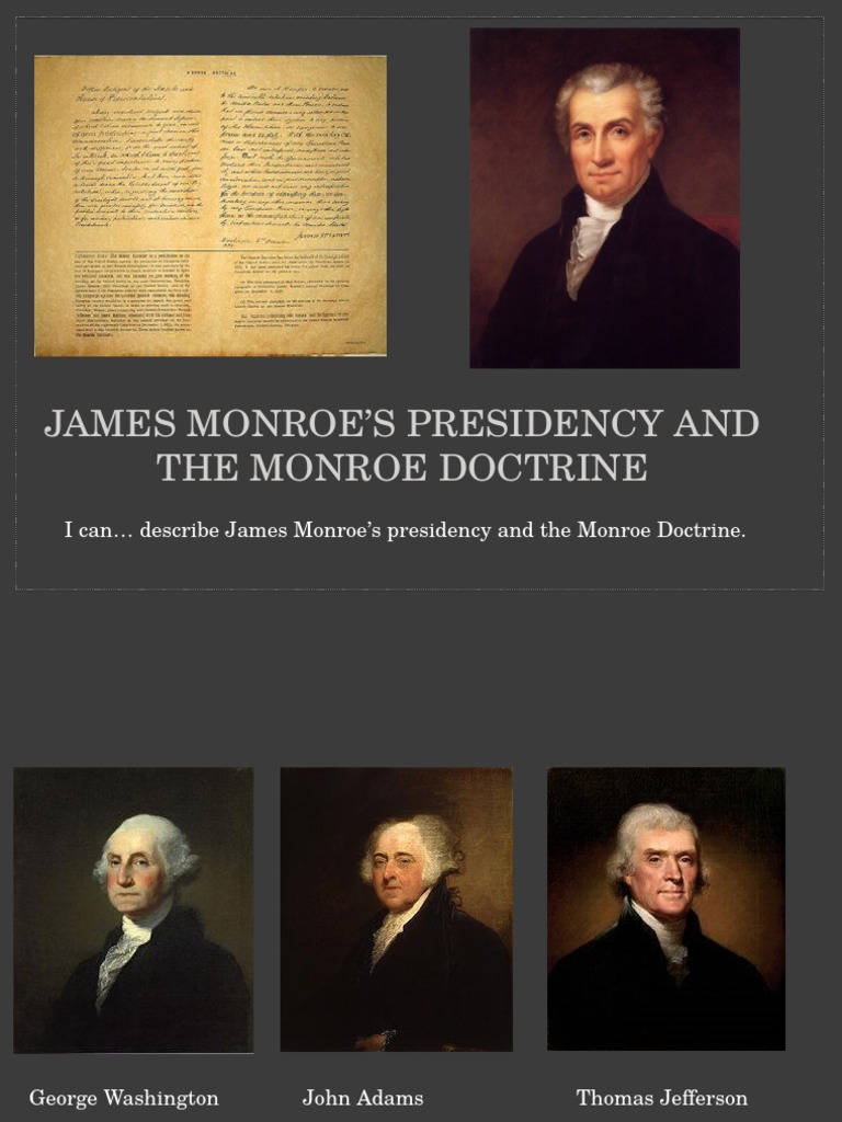 James Monroe and Monroe Doctrine | PDF