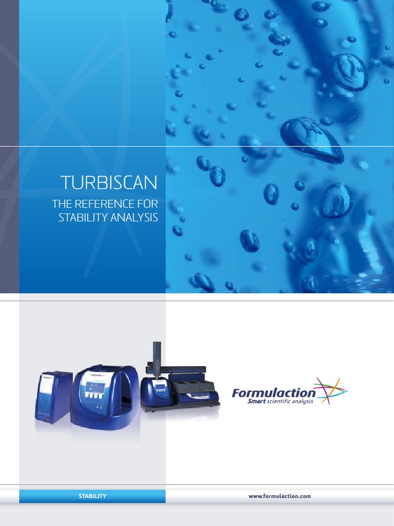 Turbiscan: The Reference For Stability Analysis | PDF | Suspension ...