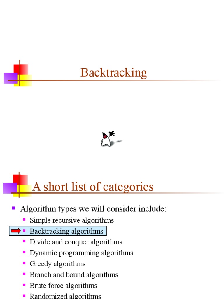 Backtracking | PDF | Discrete Mathematics | Software Engineering