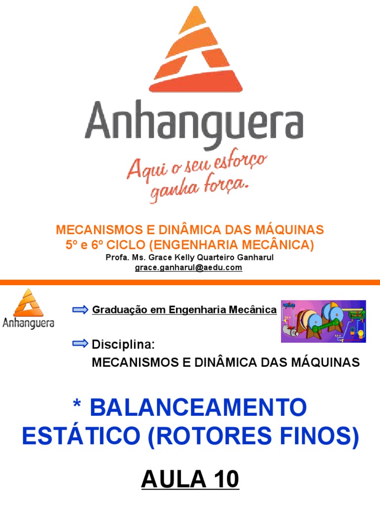 Balanceamento Estático de Rotores Finos | PDF | Massa | Força