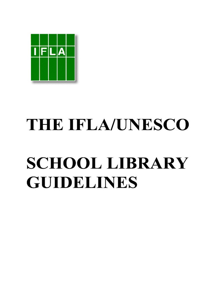 School Library Guidelines | PDF | School Library | Librarian