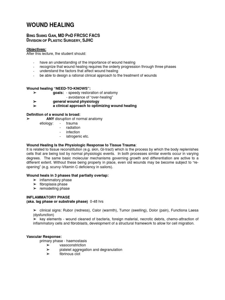 Wound Healing | PDF