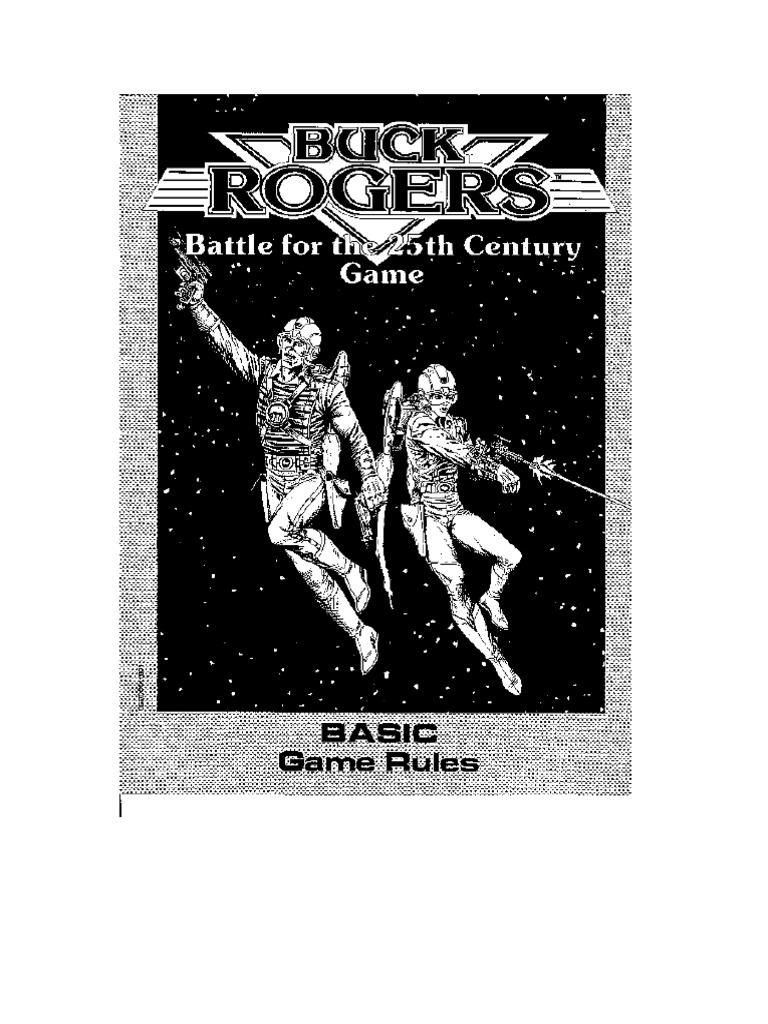 Buck Rogers Rules | PDF
