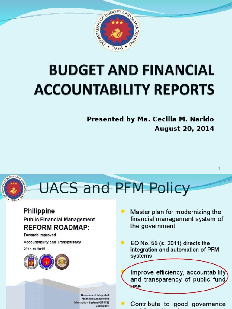 Budget and Financial Accountability Reports | PDF | Budget | Government