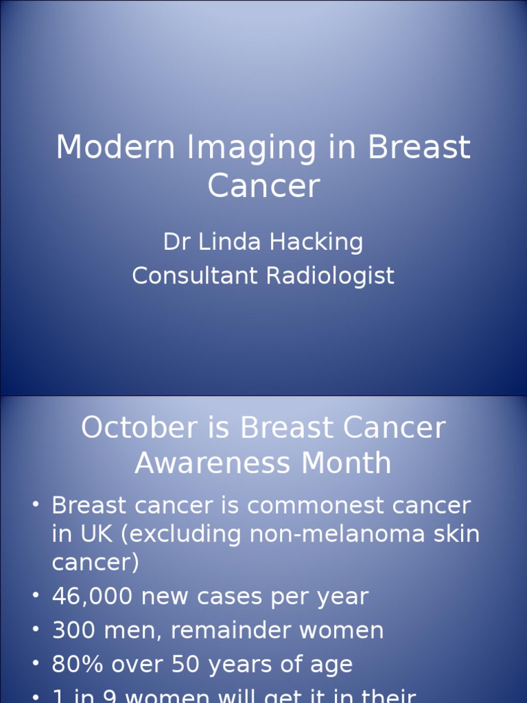 Modern Imaging in Breast Cancer | PDF | Mammography | Breast Cancer