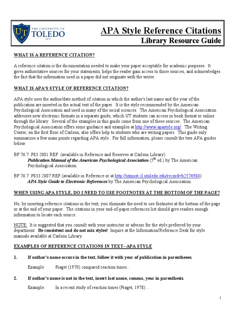 APA Citation Guide for Scribd Documents | PDF | Digital Object ...