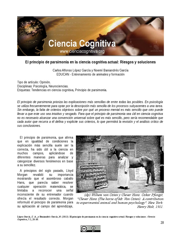 Principio de Parcimonia | PDF | La navaja de Occam | Intuición