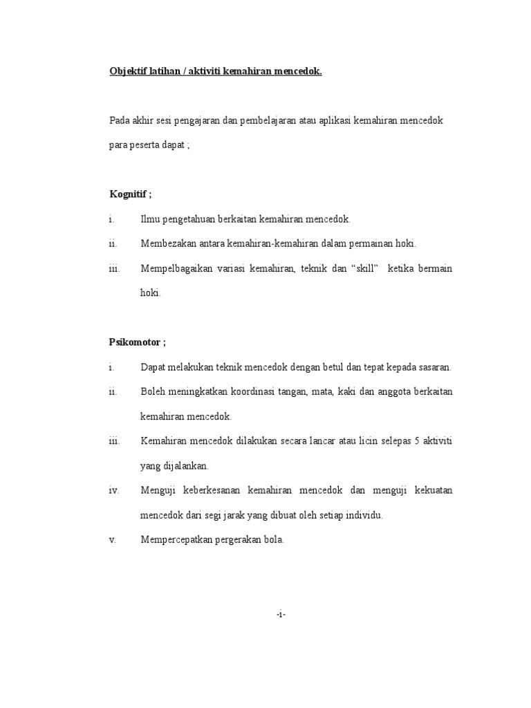 Objektif Hoki | PDF | Game & Aktivitas | Seni