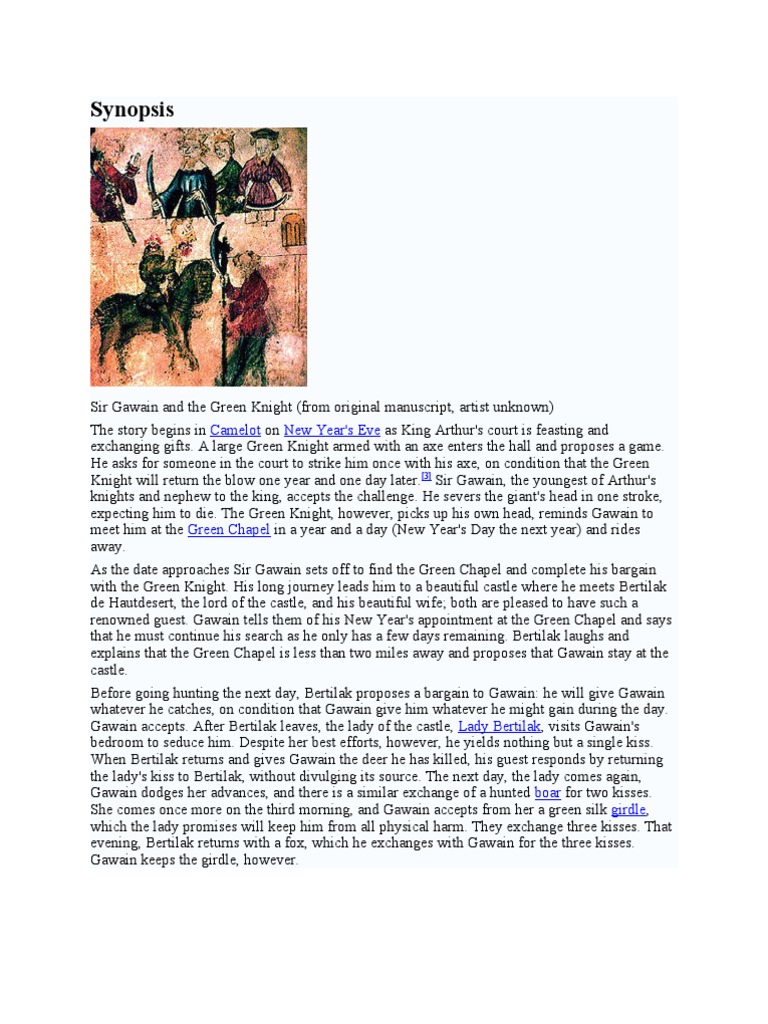 Sir Gawain | PDF | Green Knight | Medieval Literature