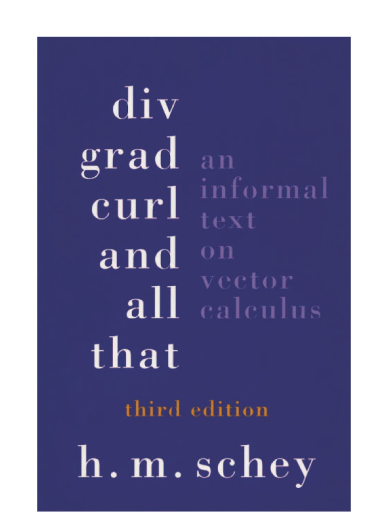 Ad Curl and All | PDF | Teaching Mathematics | Mathematical Analysis