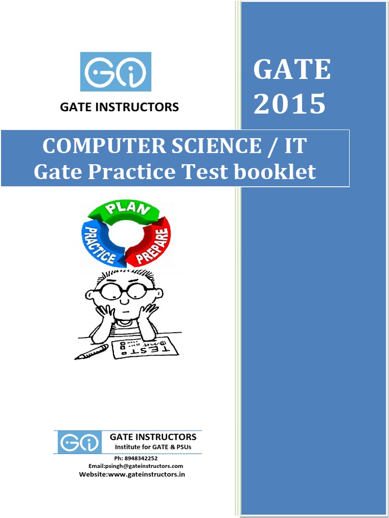 MCQ For IES GATE PSUs Practice Test Workbook Booklet | PDF | Parsing ...
