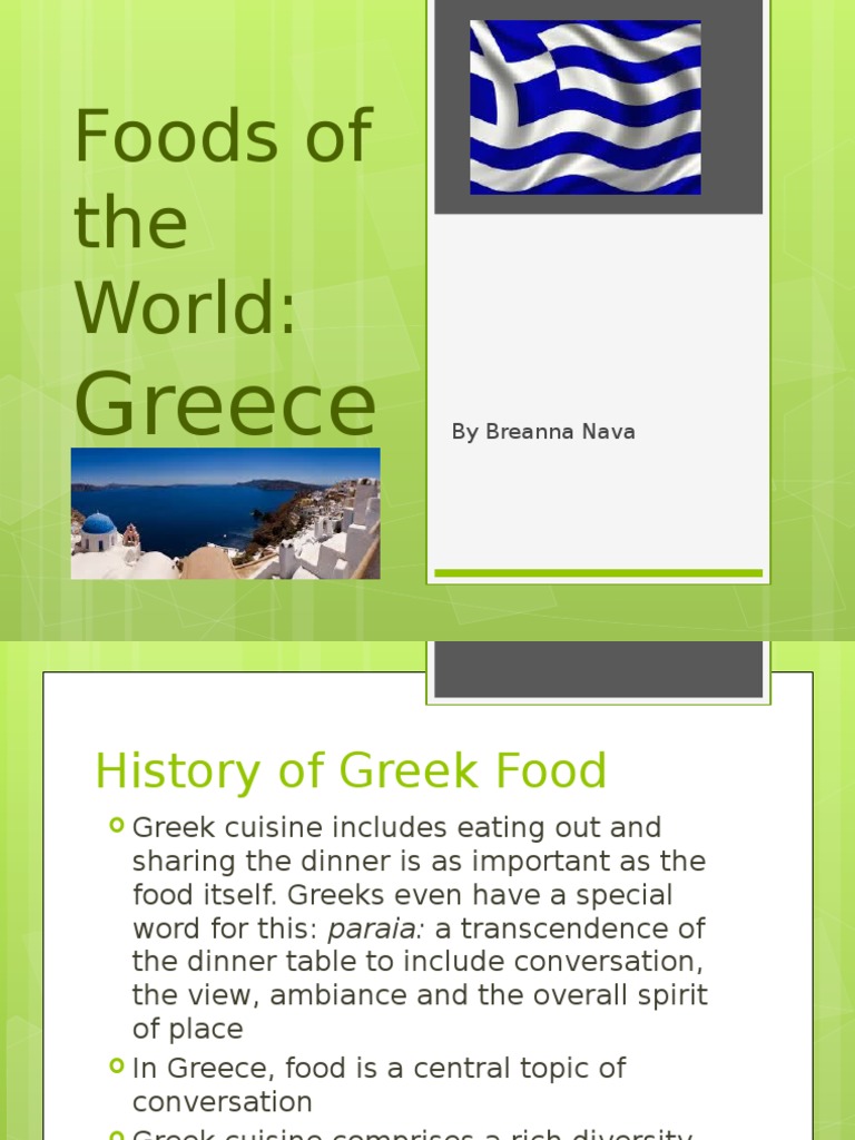 Discovering Greek Cuisine Essentials | PDF | Food And Drink Preparation ...